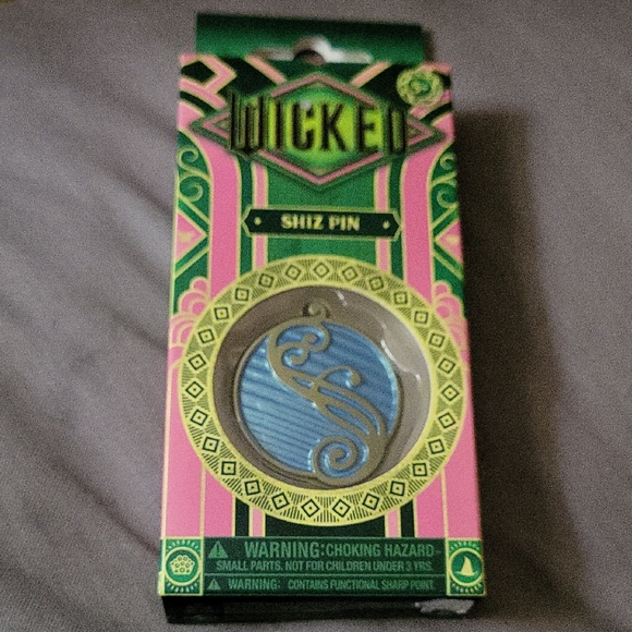 Universal | Other | Universal Wicked Shiz Pin Blue And Gold | Poshmark